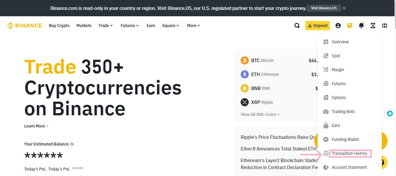 Binance Taxes Calculation 2024